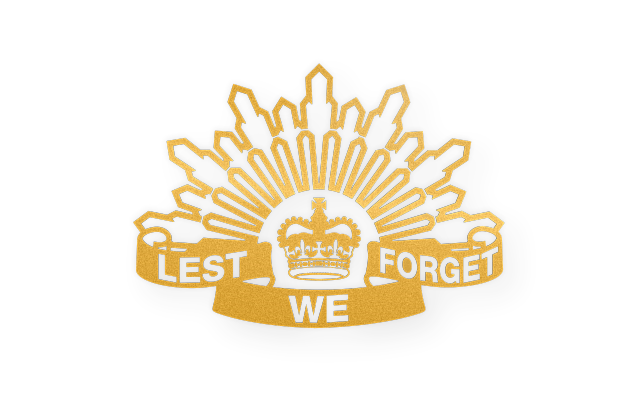 LEST WE FORGET Sticker 235mm anzac aussie army patch badge shield decal ...